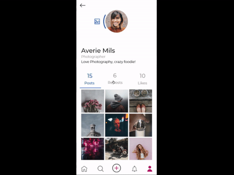 User Profile Design by Disha S on Dribbble