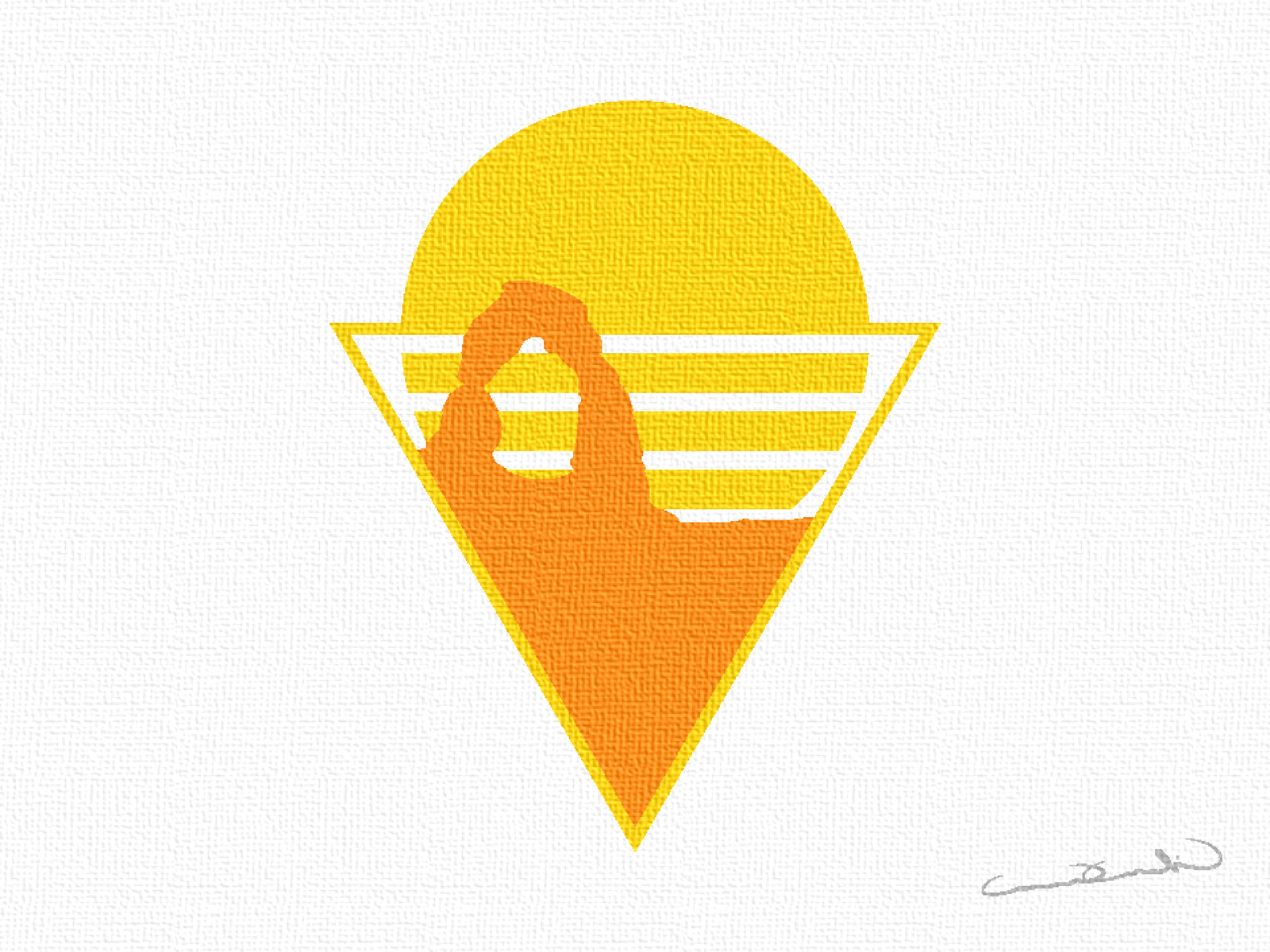 Utah Arches by Cameron Crosbie on Dribbble