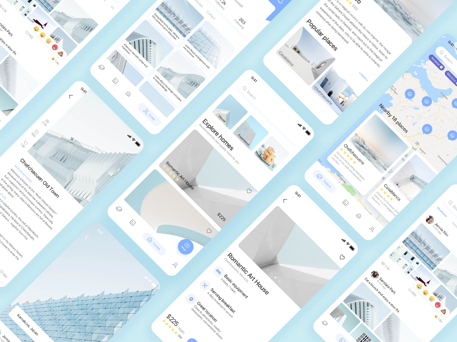 Travel Interface Collection by 92doesntexist on Dribbble