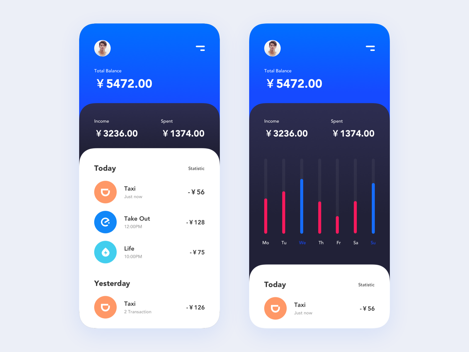 Banking - Mobile App by sealwang on Dribbble