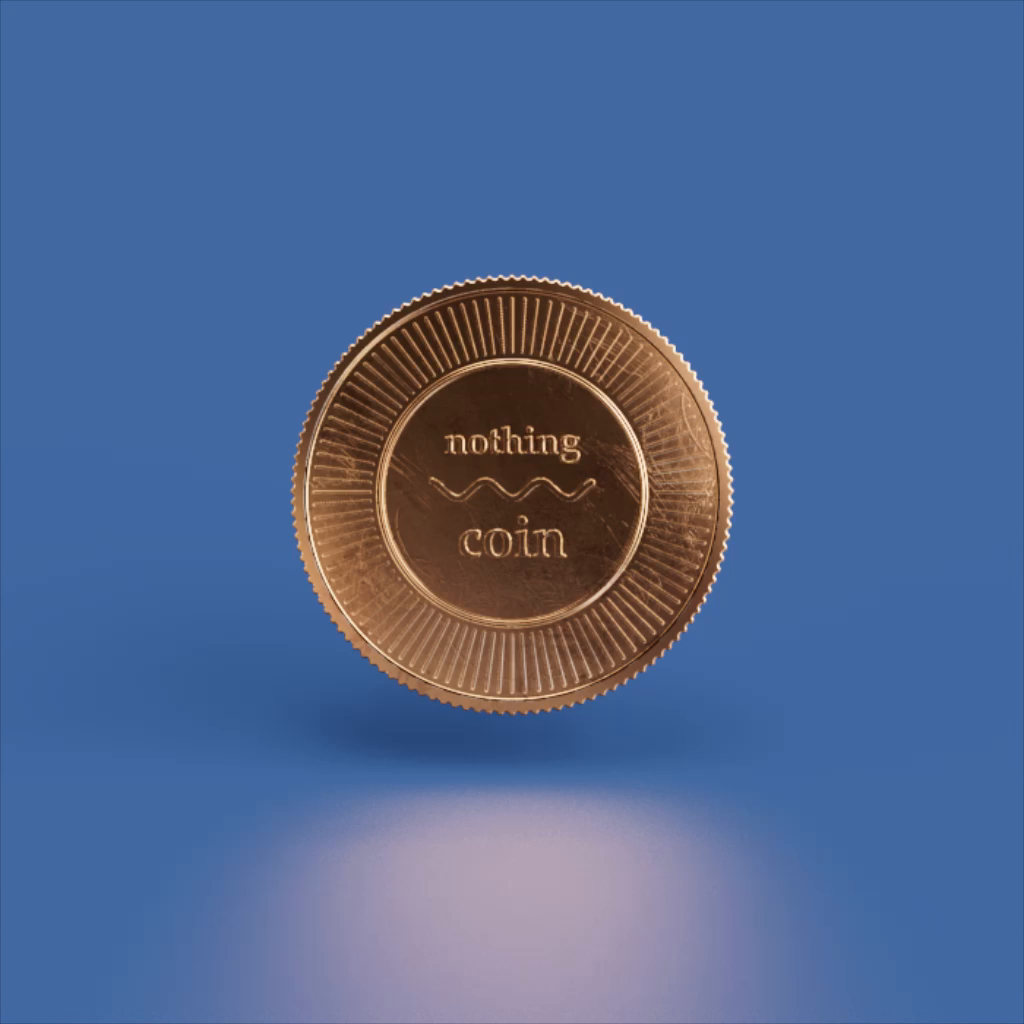 Nothing coin by James Scott on Dribbble