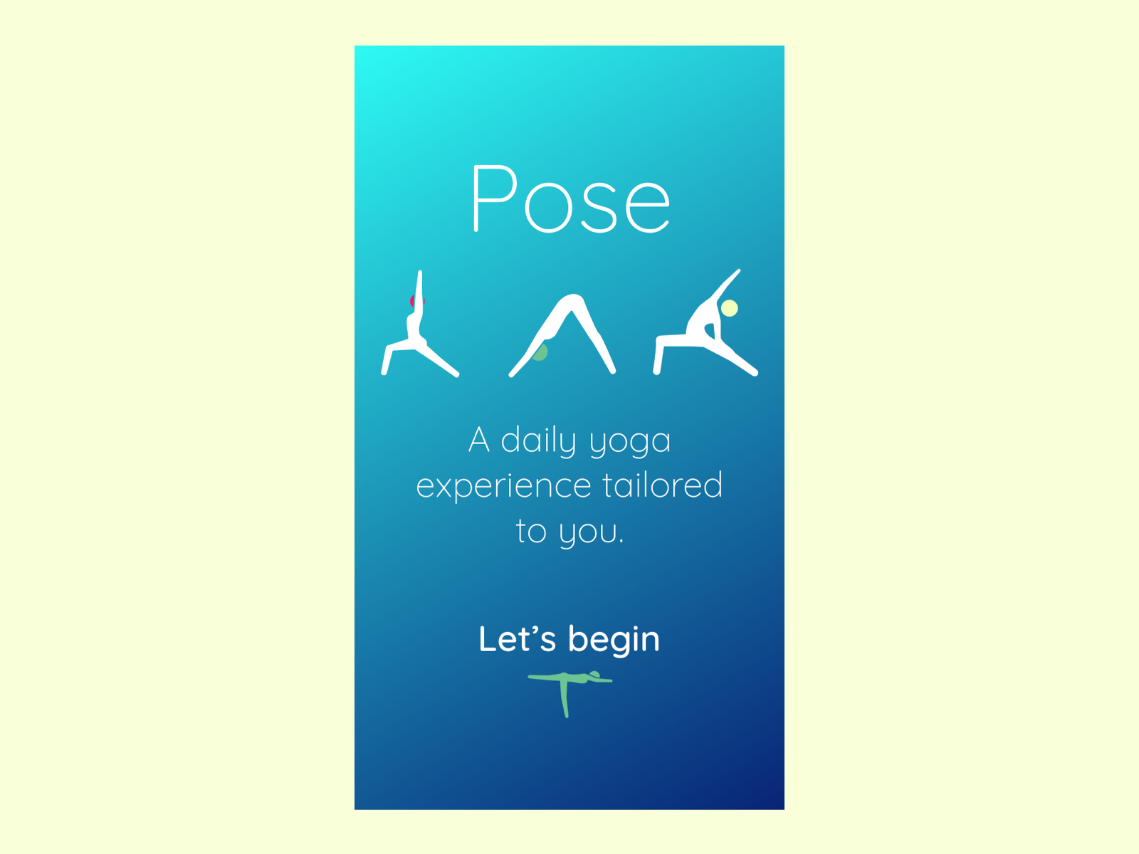 Yoga App Spash Screen by Alex Johnstone on Dribbble