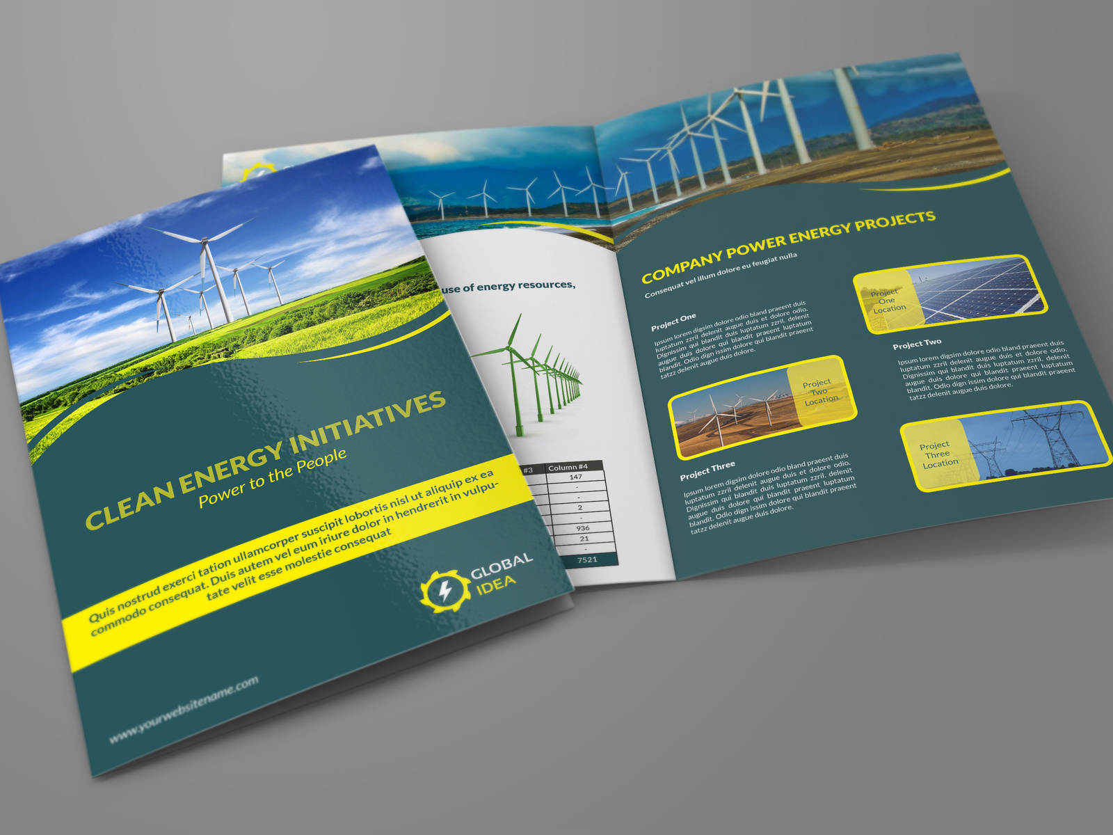 Power Energy Services Bi Fold Brochure Template by OWPictures on Dribbble