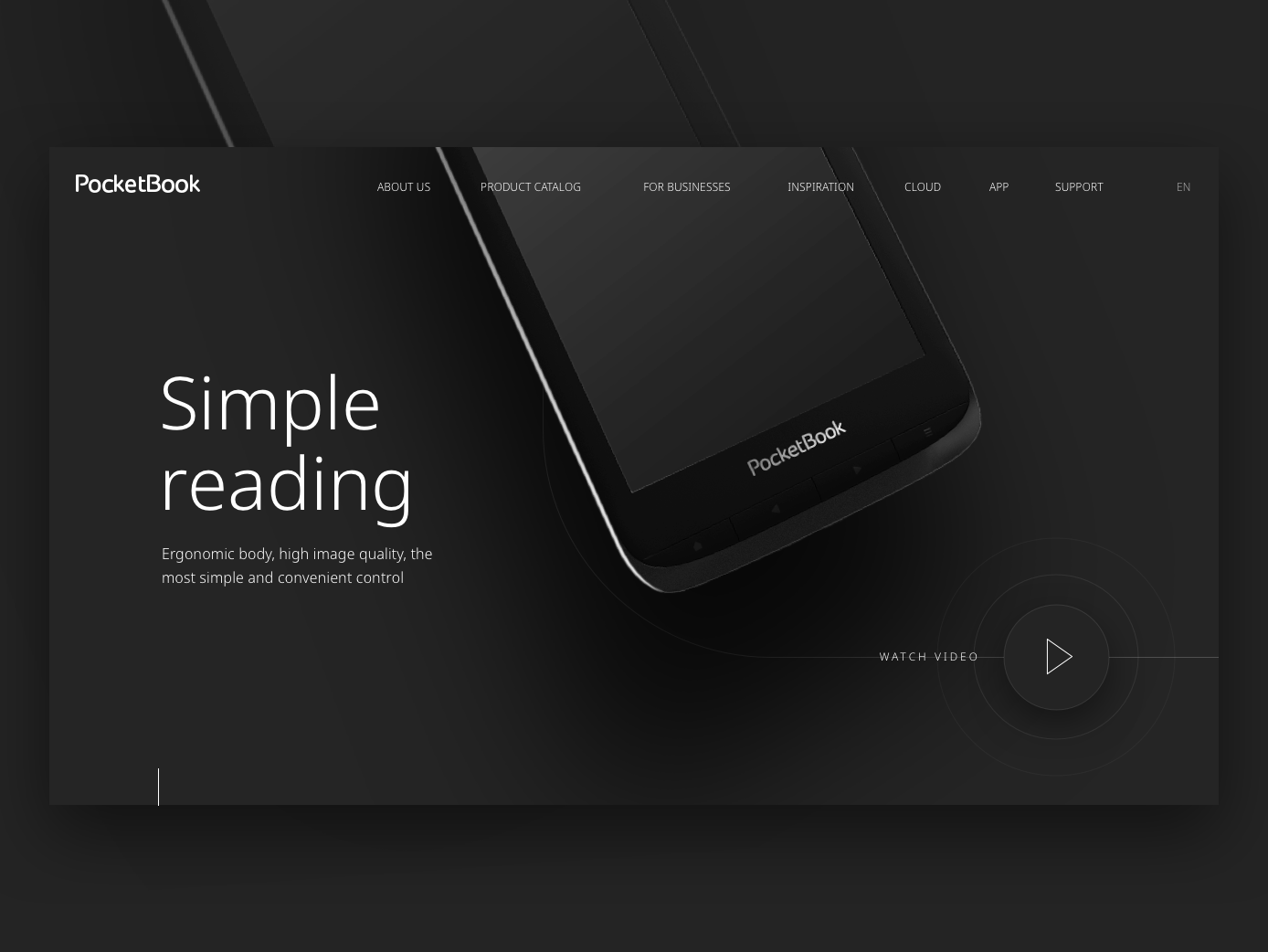 PocketBook Main page by MariiaF on Dribbble