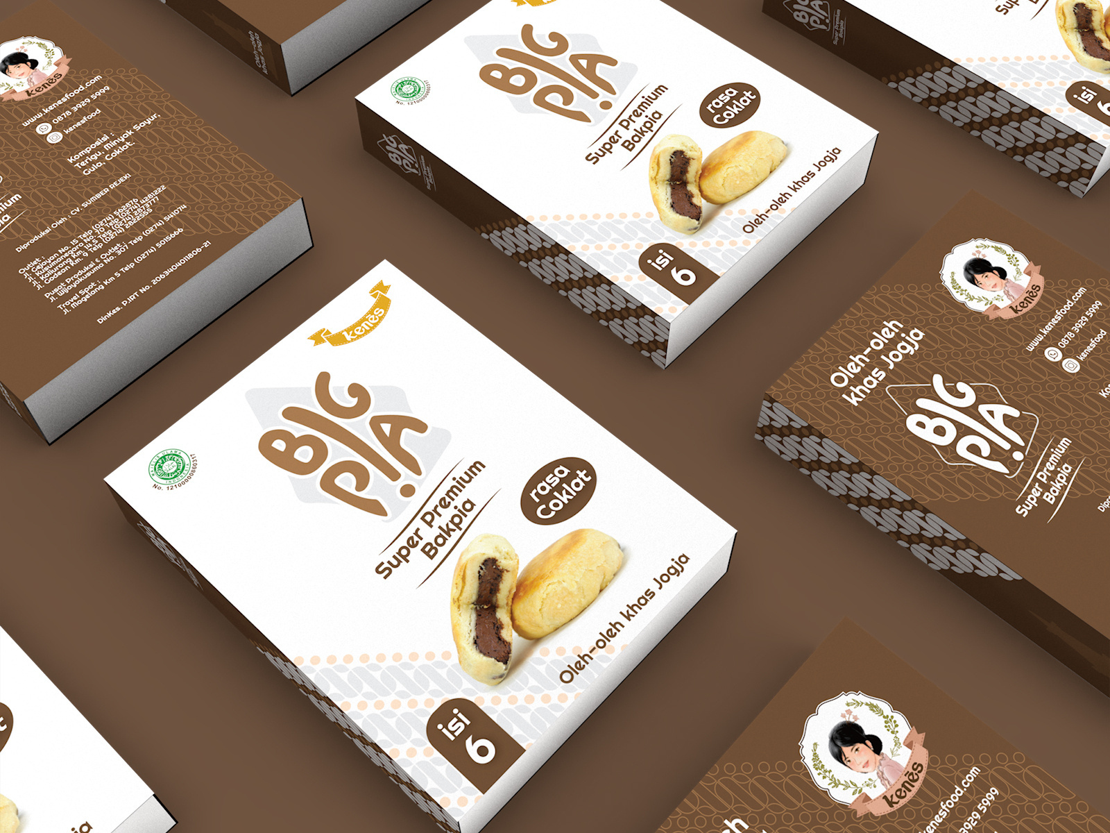 Box Packaging Bakpia Coklat by Lukman Al Hakim on Dribbble