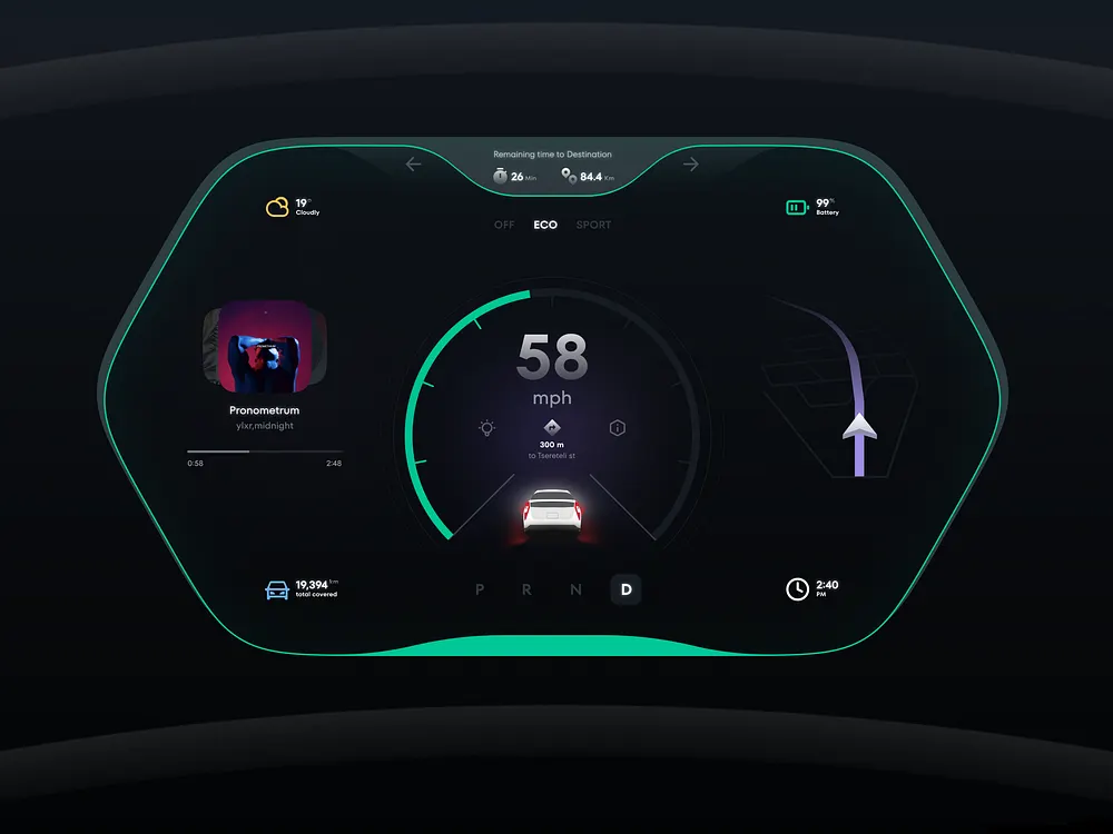 Car UI designs, themes, templates and downloadable graphic elements on ...