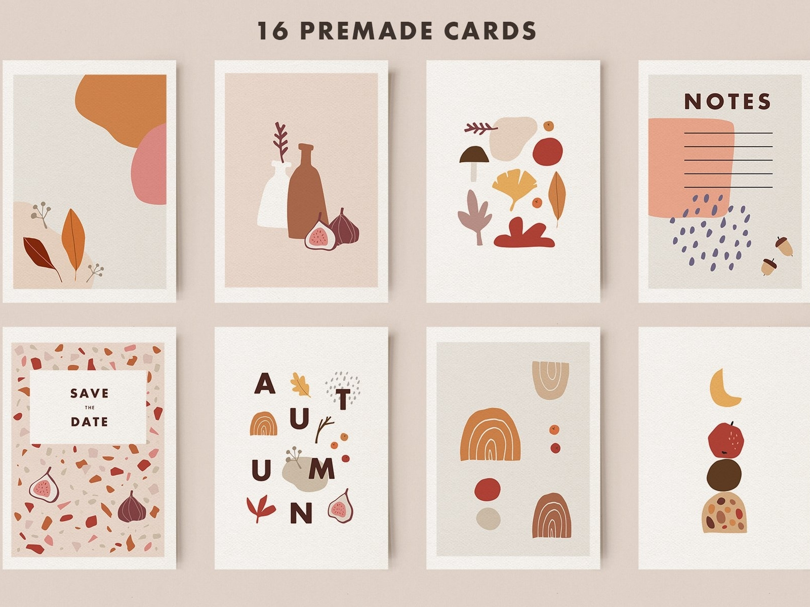 120+ Abstract geometric autumn set by Graphics Collection on Dribbble
