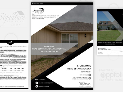 #web cover page design_signature Real Estate by Ansal Mahajan on Dribbble
