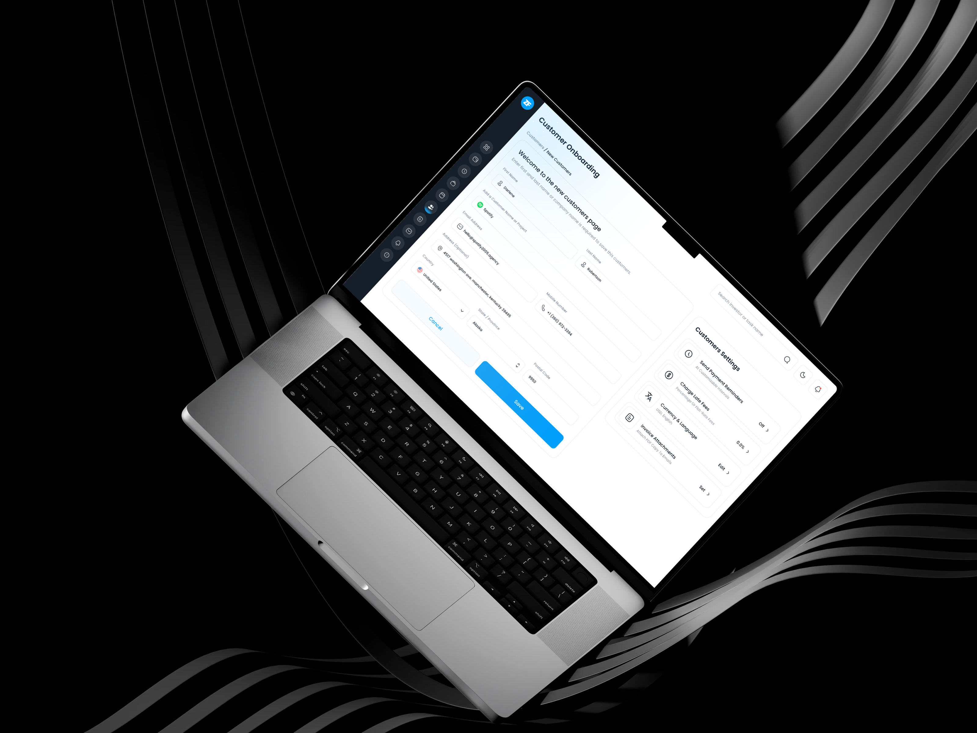 CRM - Admin Panel Customers Onboarding by Sagor Shopon 🔥 for Design Veli on Dribbble