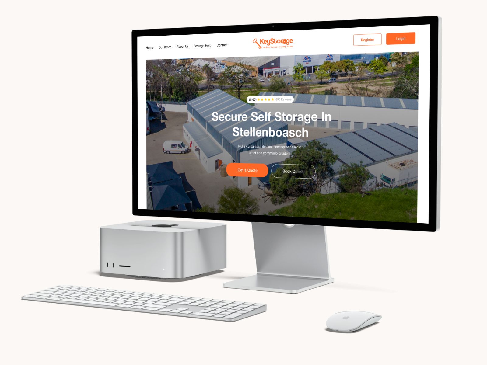 Storage website - project by Zaini Achmad® for Vektora on Dribbble