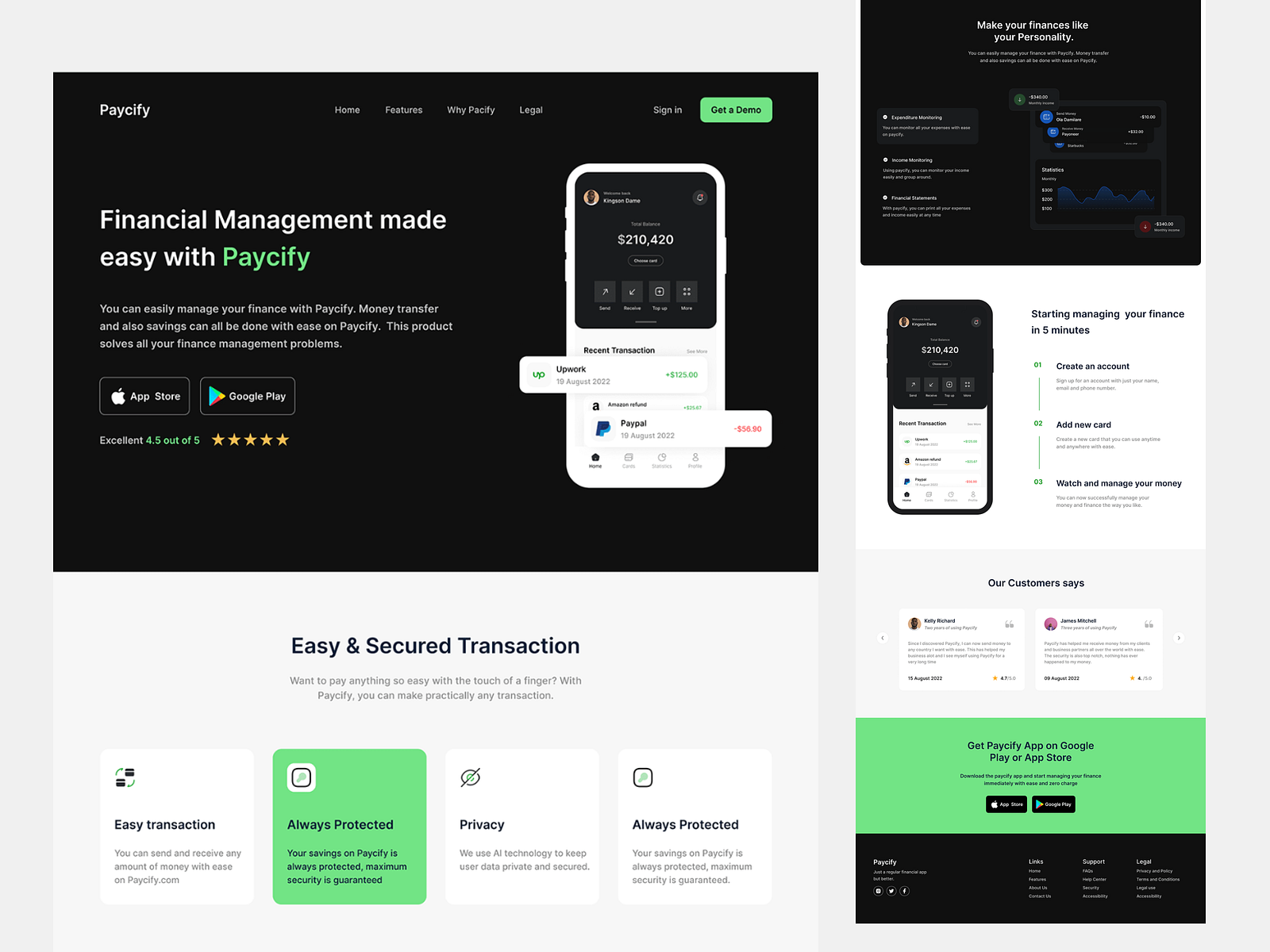 ~ Pacify website. by VENKAT on Dribbble