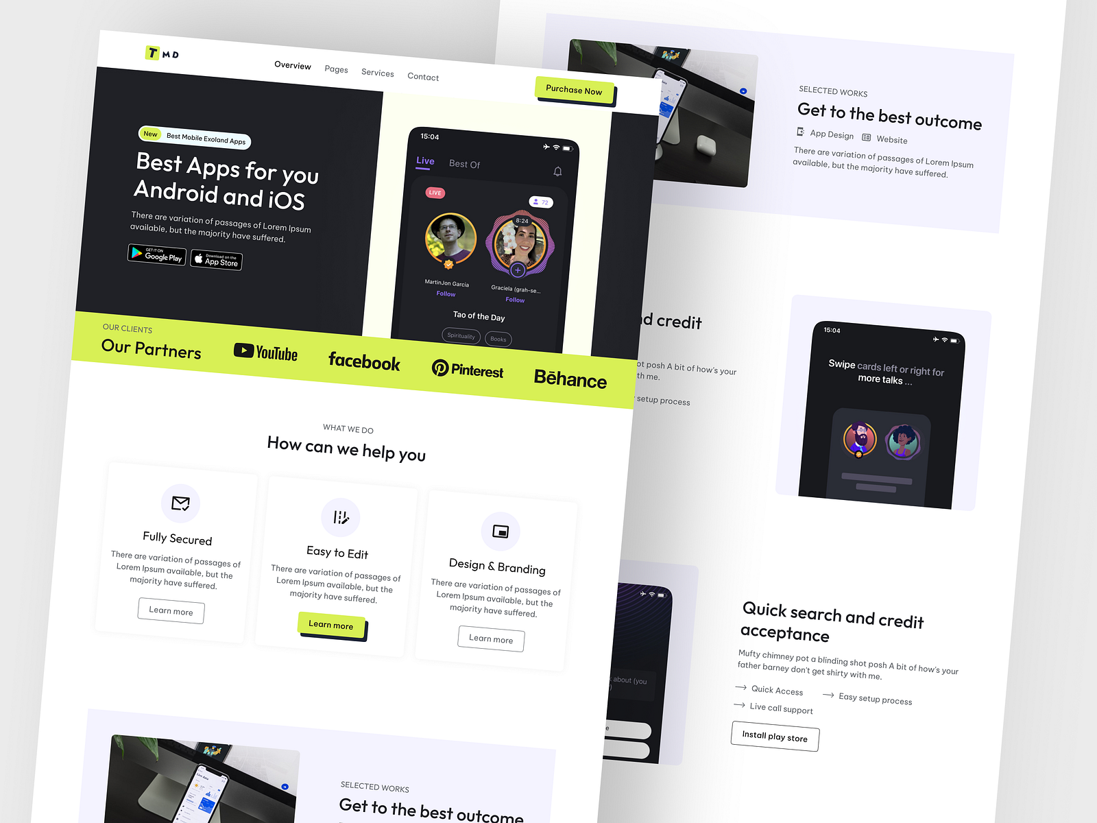 Wisdom App - Premium SaaS Landing Page Design by Ahmed Tamjid on Dribbble