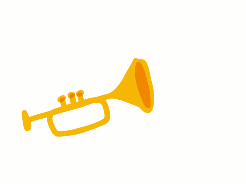 Playing Trumpet Gif