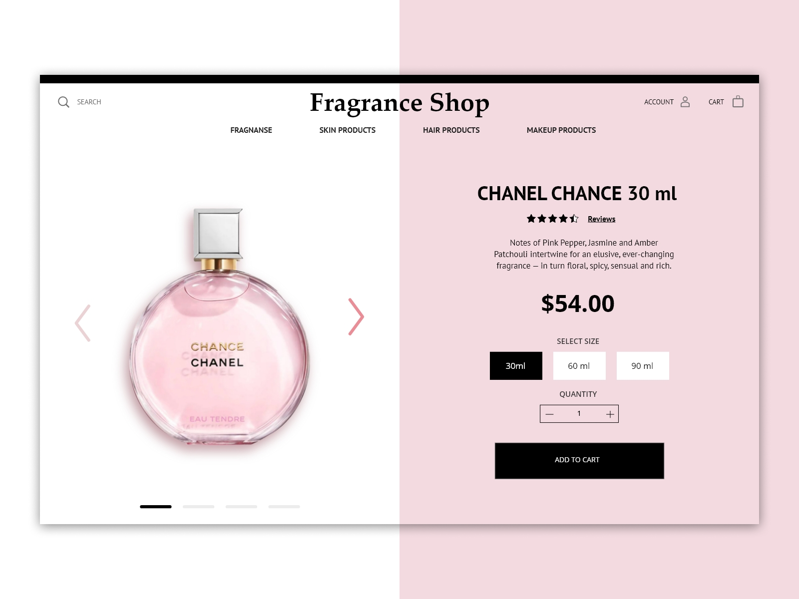 Perfume Product Page by Sergey Nikolaevitch UX\UI on Dribbble