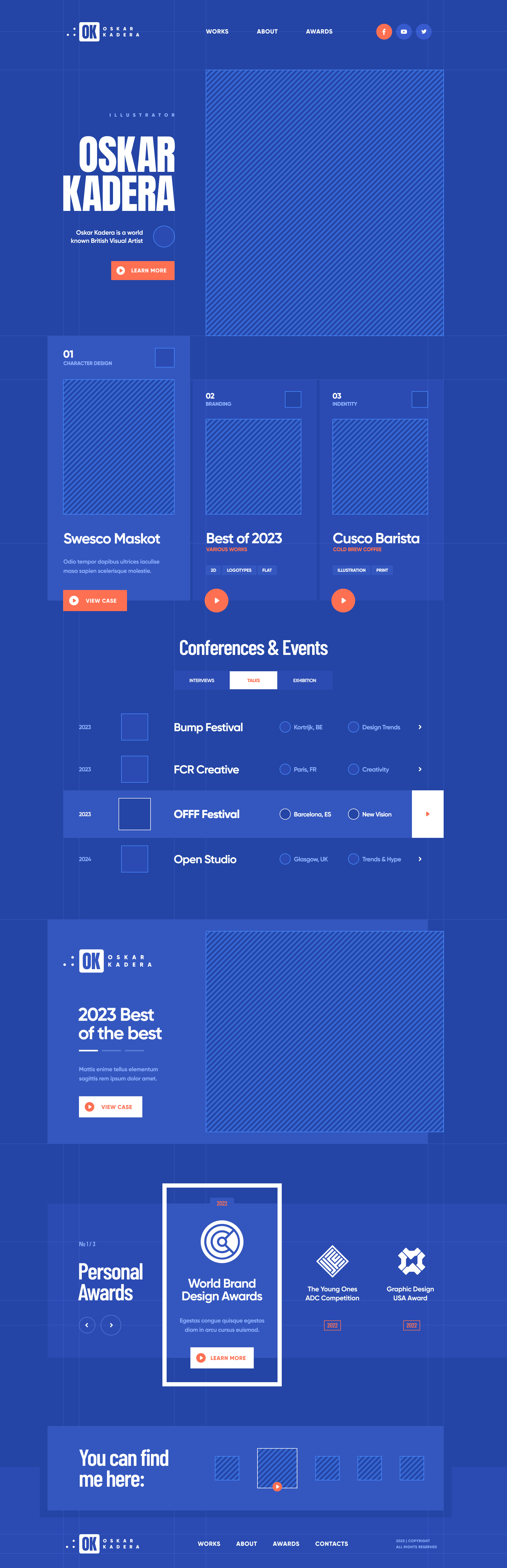 Portfolio design by Mike | Creative Mints on Dribbble