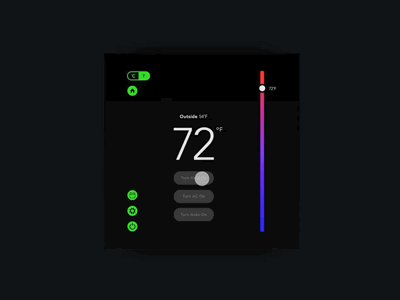 Home Thermostat Ui/Ux Design by Natalie Baron on Dribbble