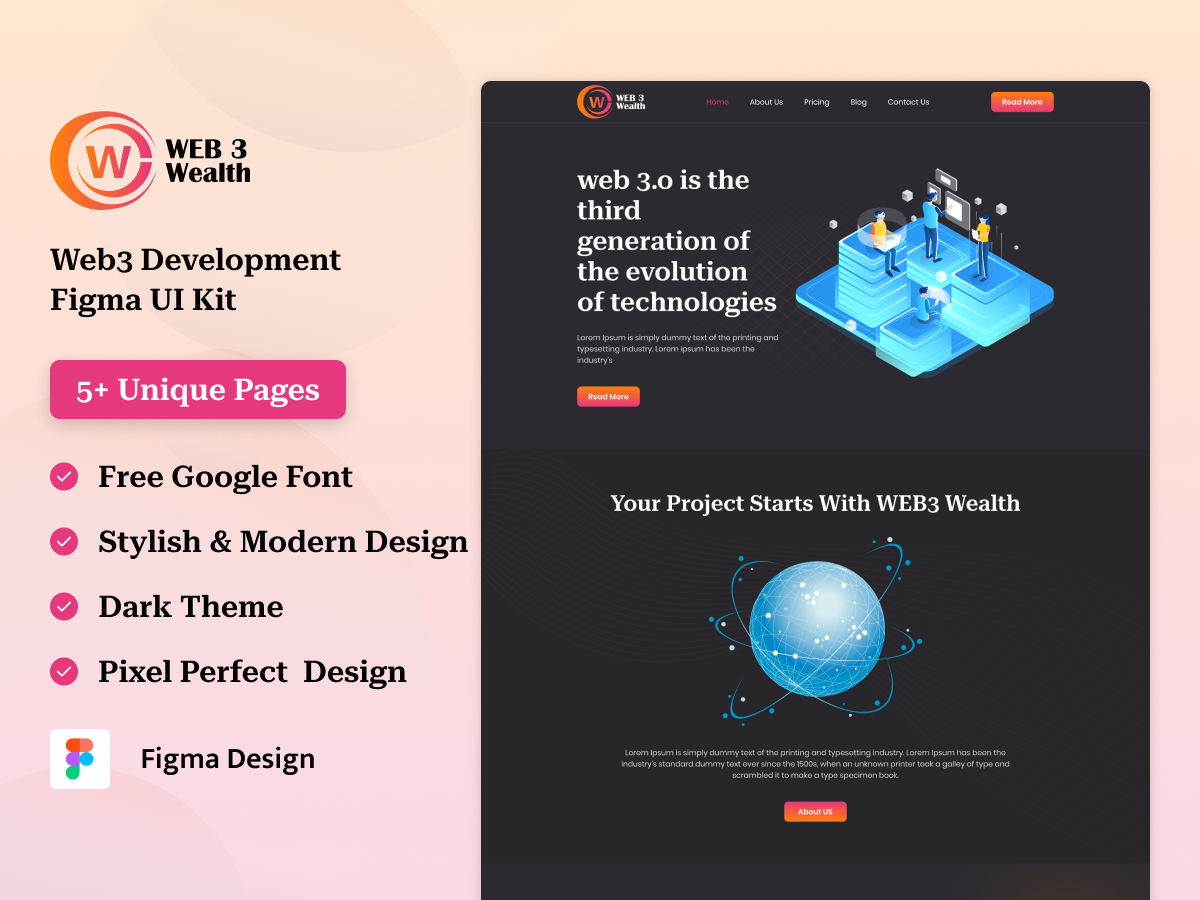 Web3 Wealth - Web3 Development Website Design by Uptechies on Dribbble