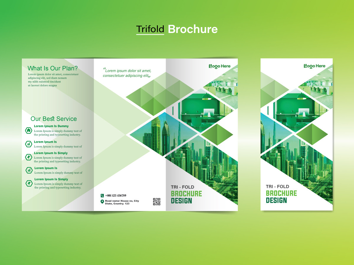 Corporate Trifold Brochure Template by Musa miah on Dribbble