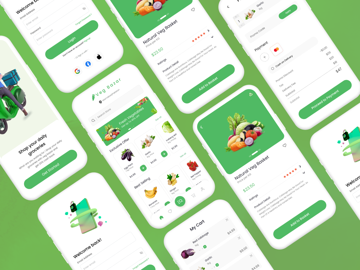 Instacart Redesign Challenge by Attiqa Naz™ on Dribbble