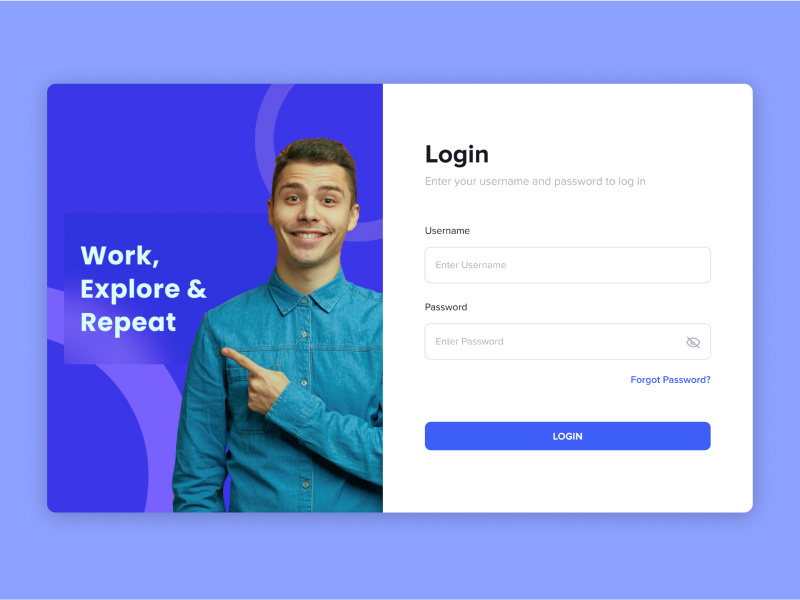 Admin Dashboard Login Page by Cygnus Bit on Dribbble