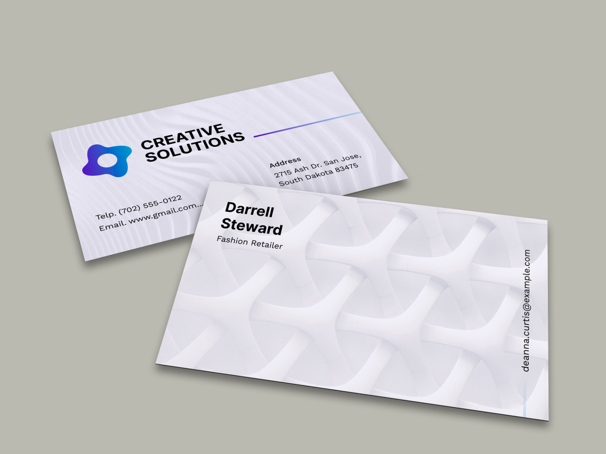 Professional trend new business card design template by MD ABDUL BASHIR on Dribbble