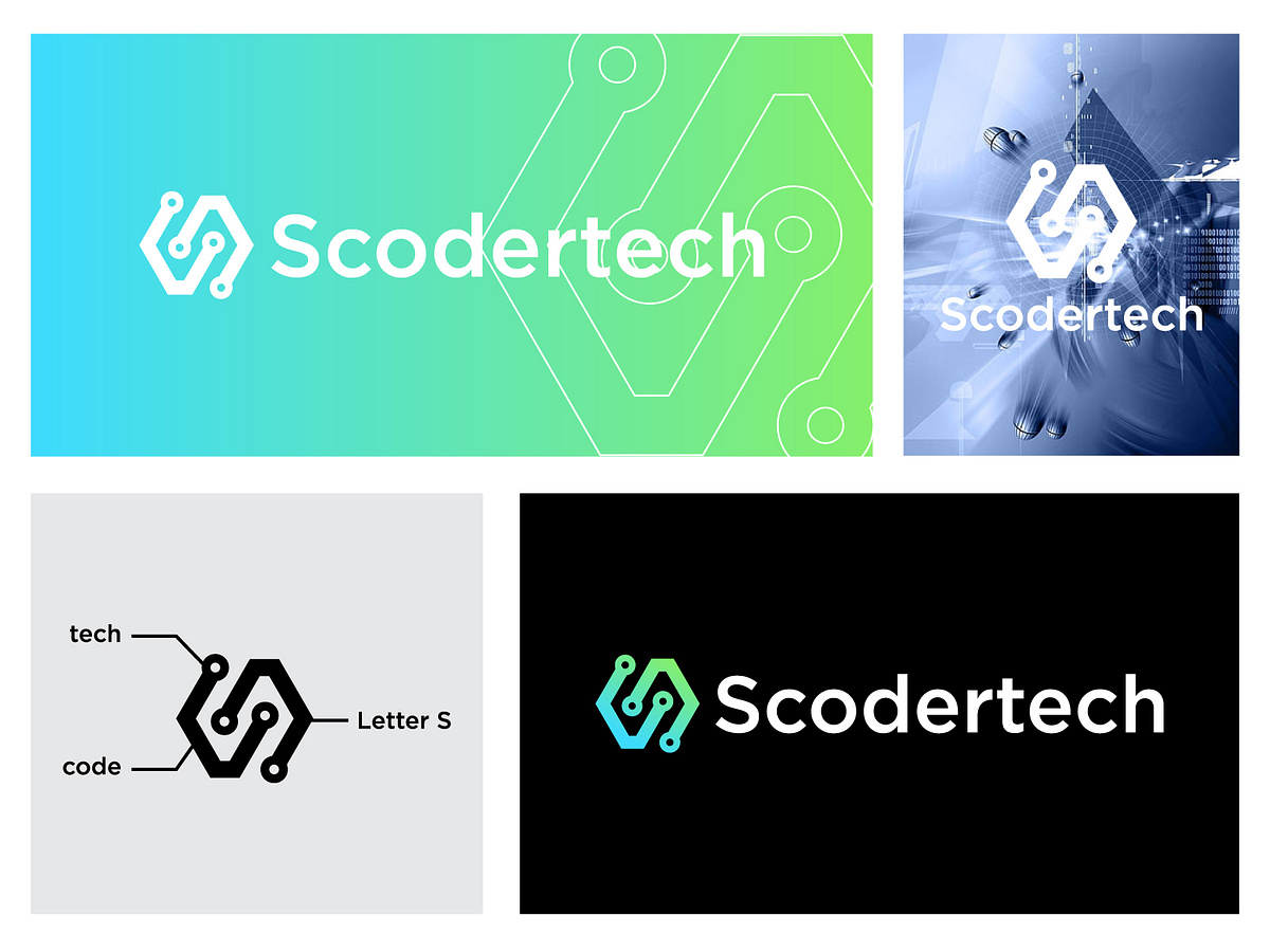 Tech logo design, Coder logo, Letter S logo design by Sajal Saha | logo ...