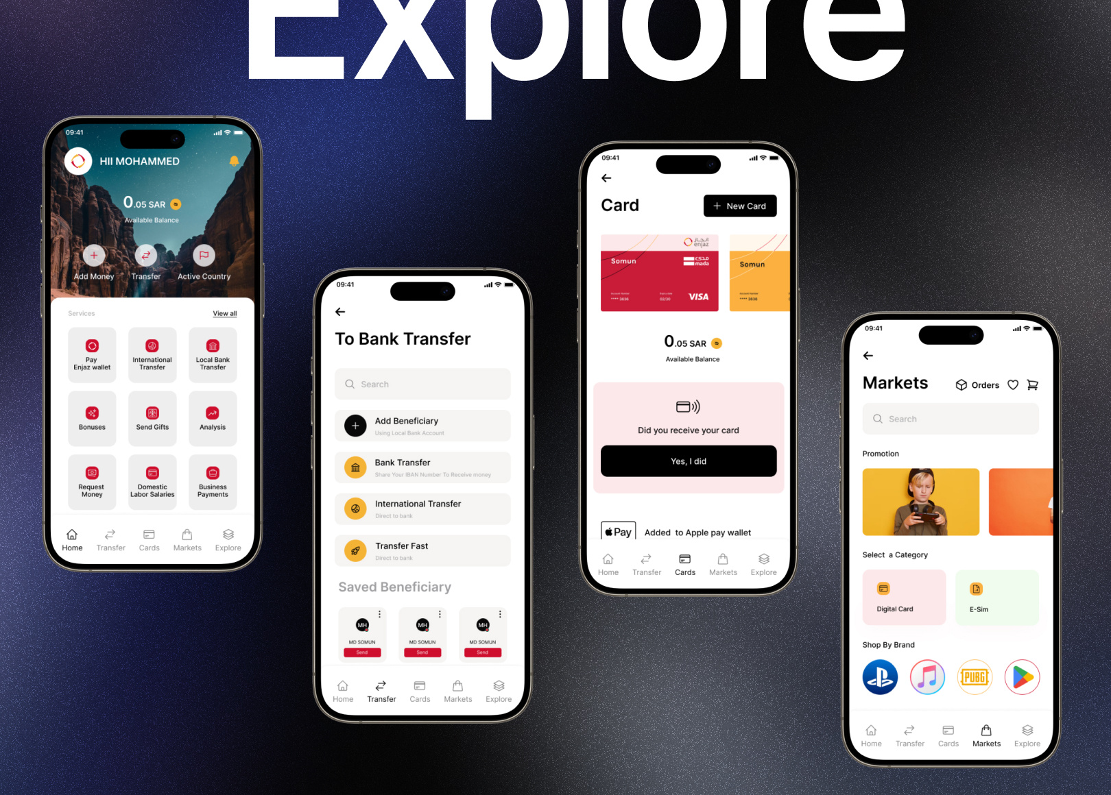 Enjaz App UI/UX by Shafiullah Sumon on Dribbble