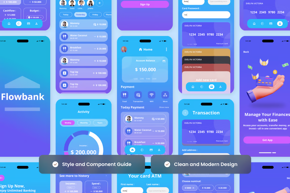 Experience Seamless Banking with a Modern and Intuitive App UI by Stacy ...