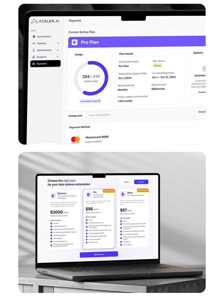 AI | UI/UX | SaaS Design by Clyro: UI/UX Design Agency on Dribbble