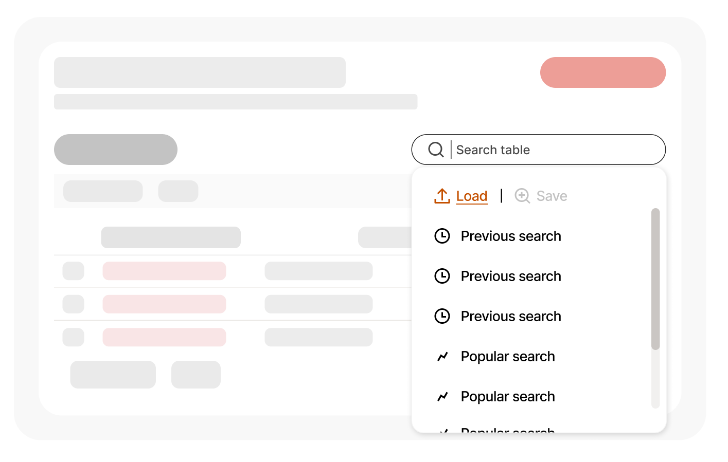 Browse thousands of Datatable Search images for design inspiration ...