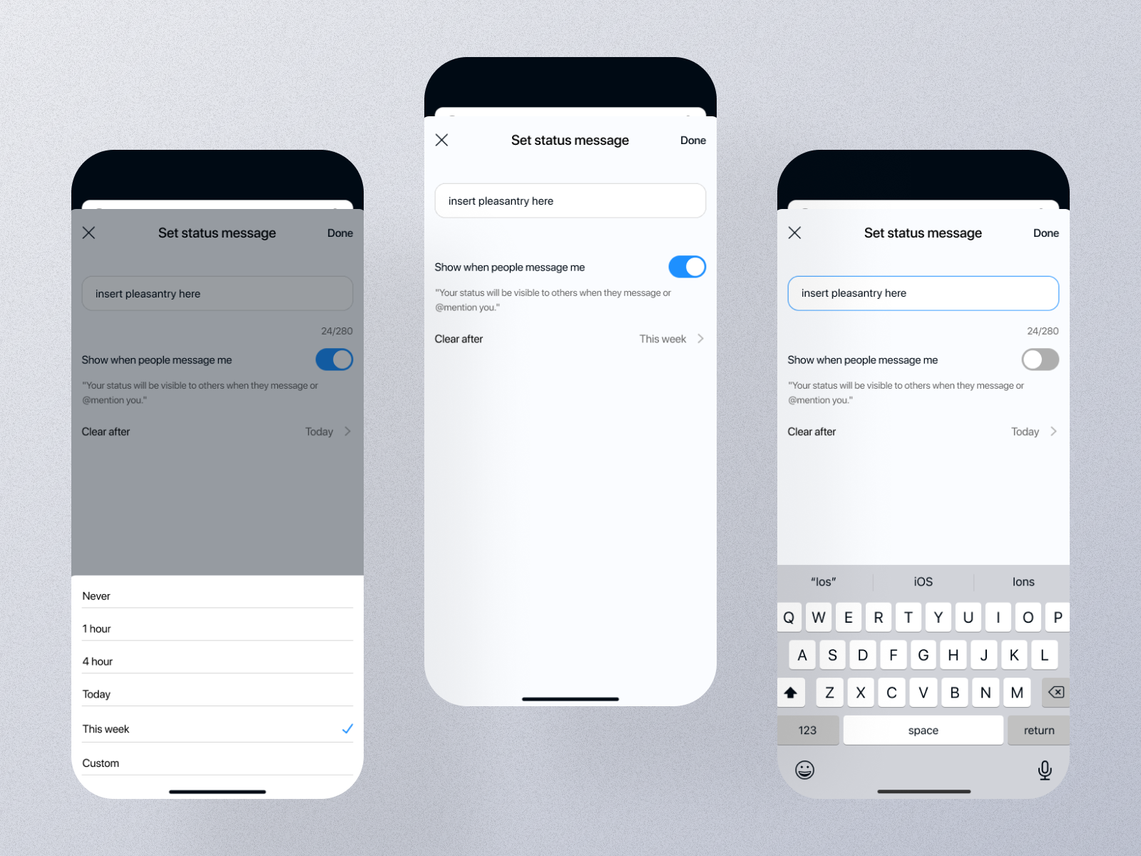 Setting Status Mobile App Ui By Ui Ants On Dribbble