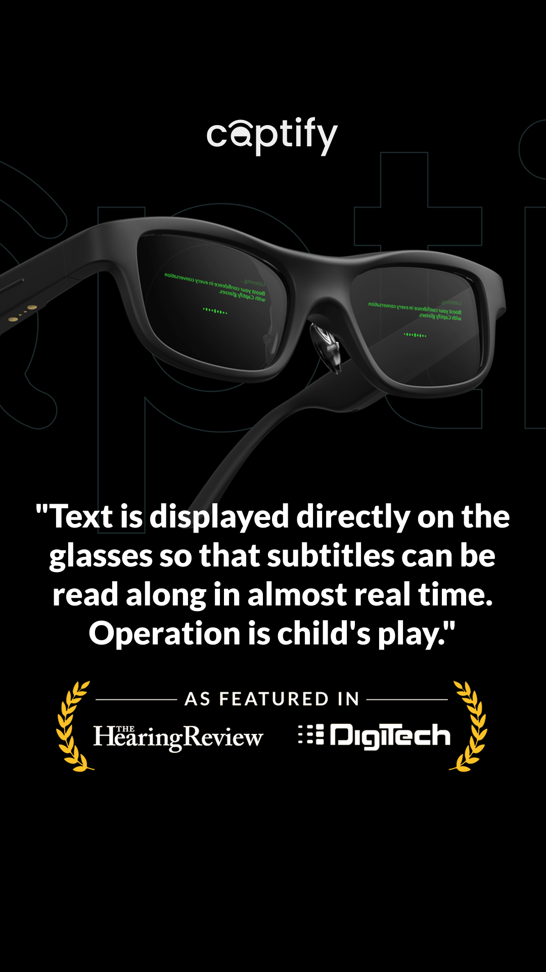Static Ads for Captify - Smart Glasses by Oliver Puente on Dribbble