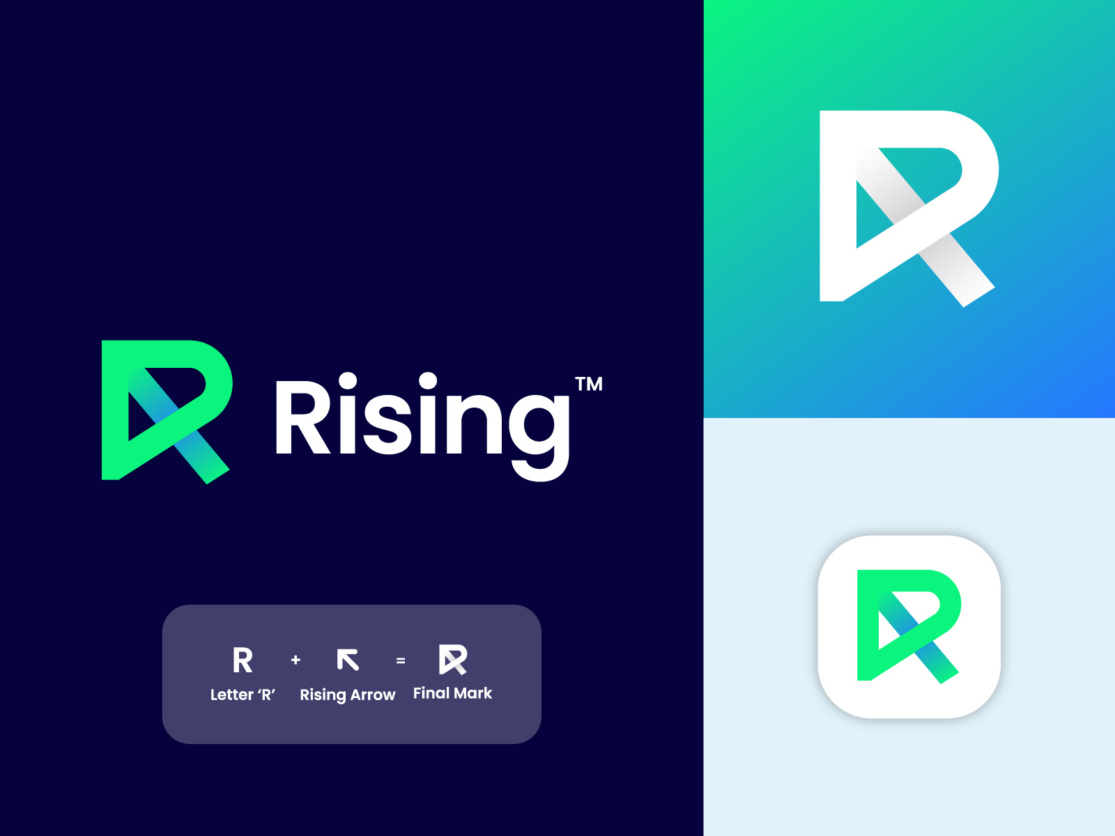Rising Logo Concept by Sajal Saha | logo designer on Dribbble