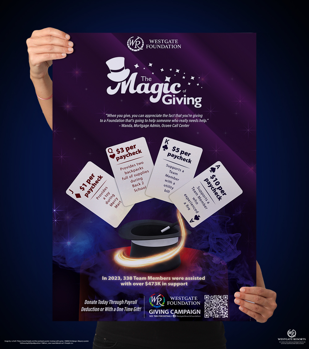 Westgate Foundation: The Magic of Giving campaign by Chris Lee on Dribbble