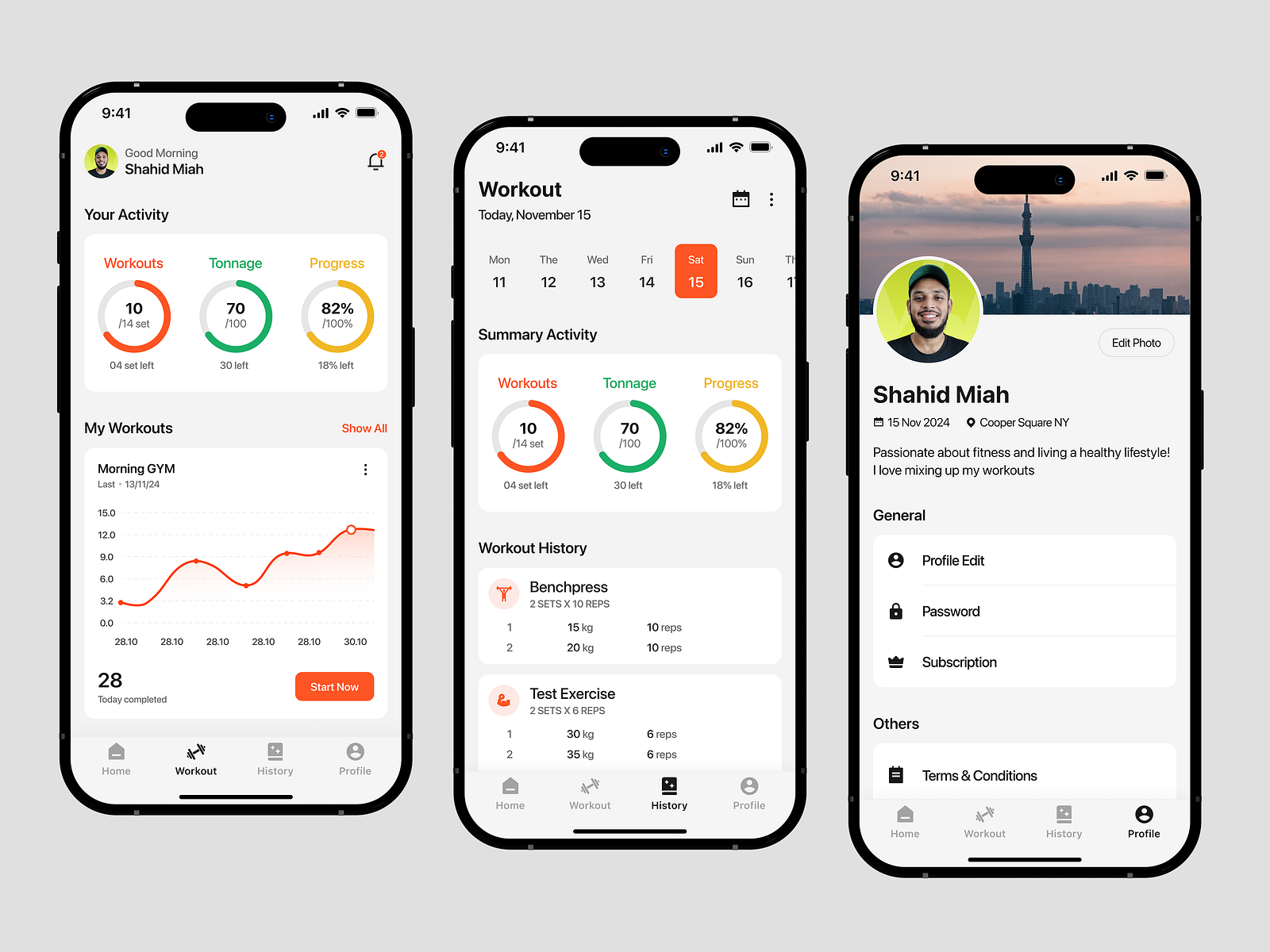 Betterfit - Fitness & Workout Tracking App | UI&UX design by Shahid Miah UI UX Designer for ...