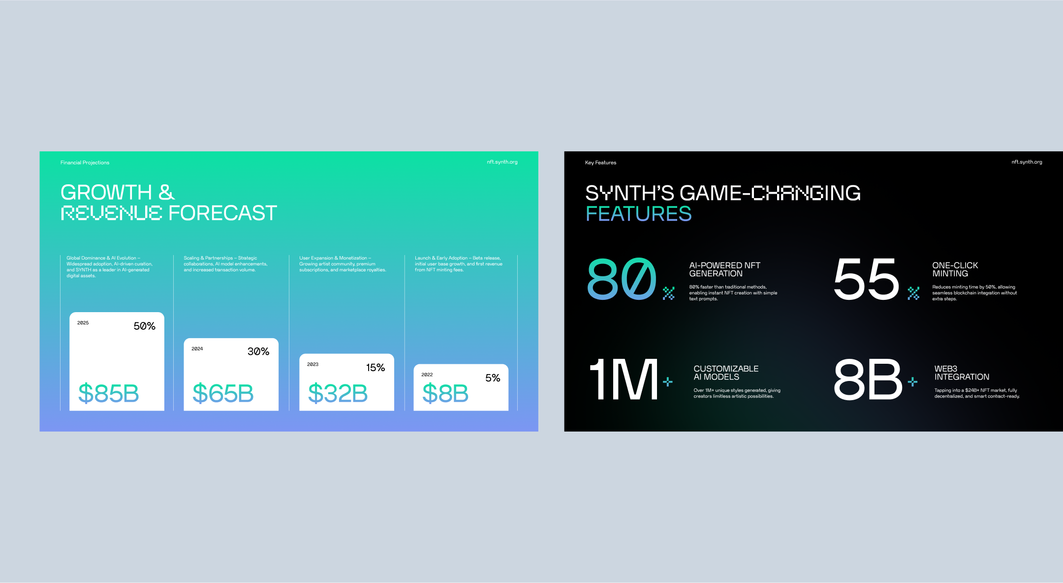 SYNTH : AI Driven NFT Minting - Pitchdeck by SlabPixel Designer for ...