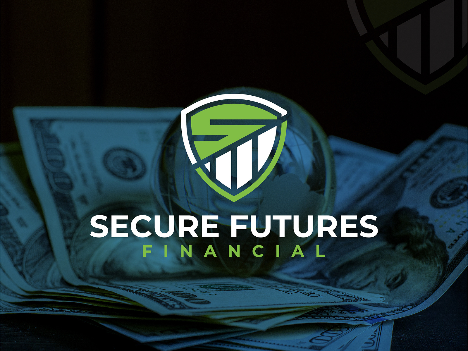 Secure Futures Financial: Monogram & Shield Logo by Make Patel on Dribbble