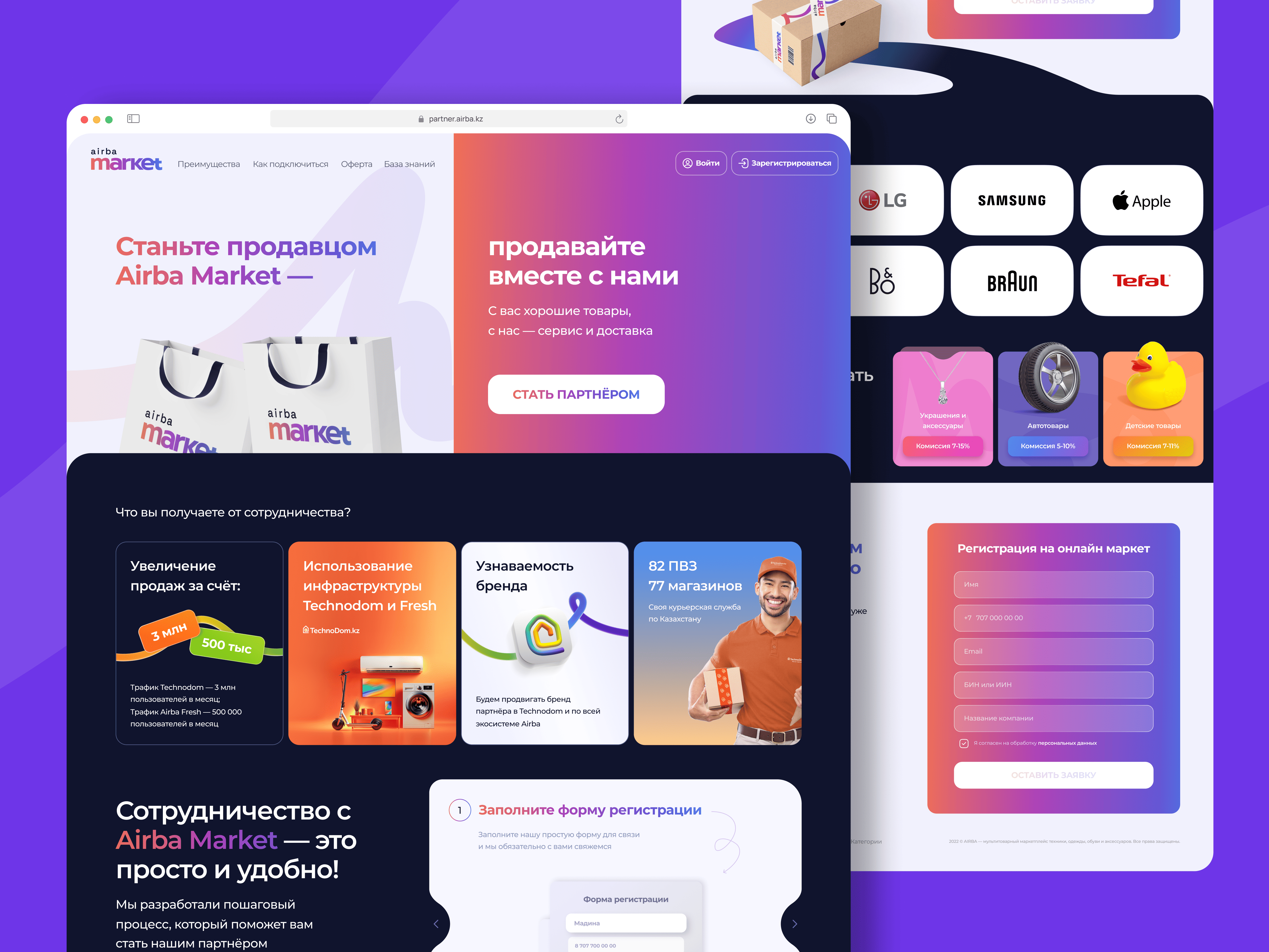 Browse thousands of Registration Form Design Templates In Figma images ...