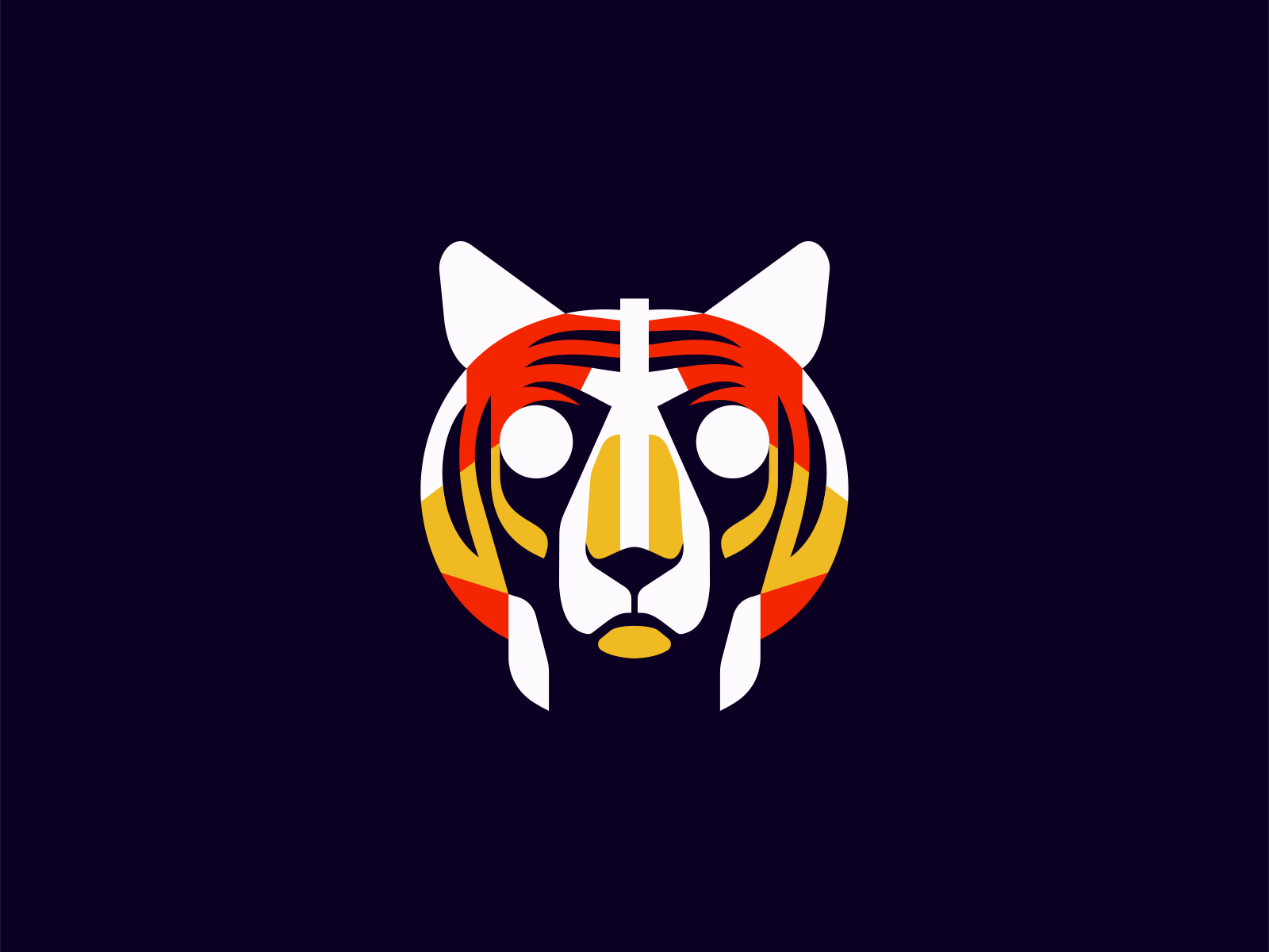 Geometric Tiger Logo by UNOM design on Dribbble