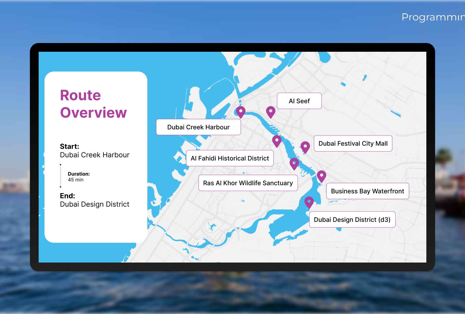 iPad Design (Ferry Route Design) by Sunil Rana on Dribbble