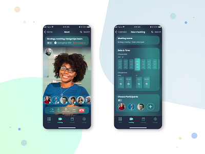 Video Conferencing Web App by Sofia Dias on Dribbble
