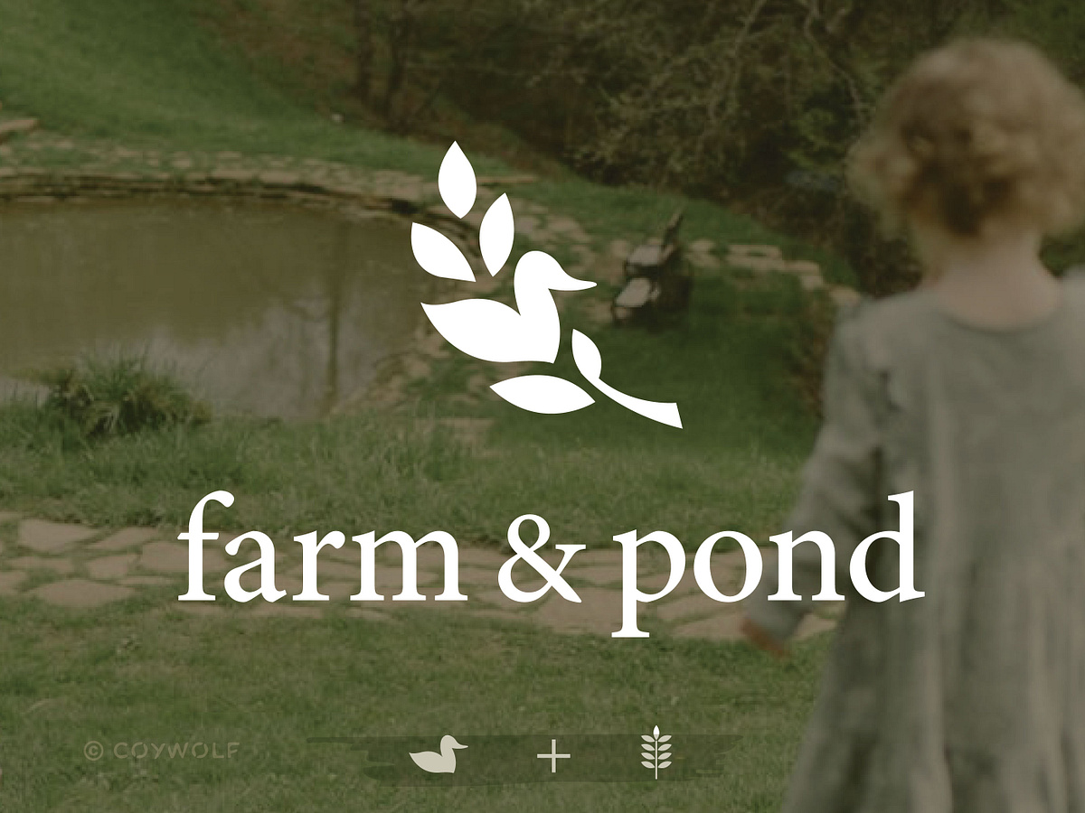 farm & pond identity by Gregory Grigoriou on Dribbble