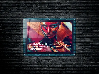 Free Glass Poster Mockup designs, themes, templates and downloadable ...