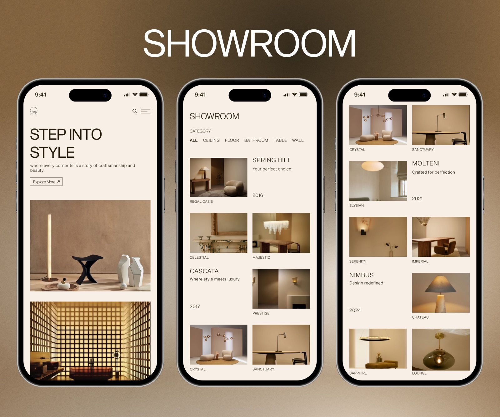 CTO - Timeless Lighting Company Website Design Mobile Responsive by LAIN UI/UX for LAIN DESIGN ...