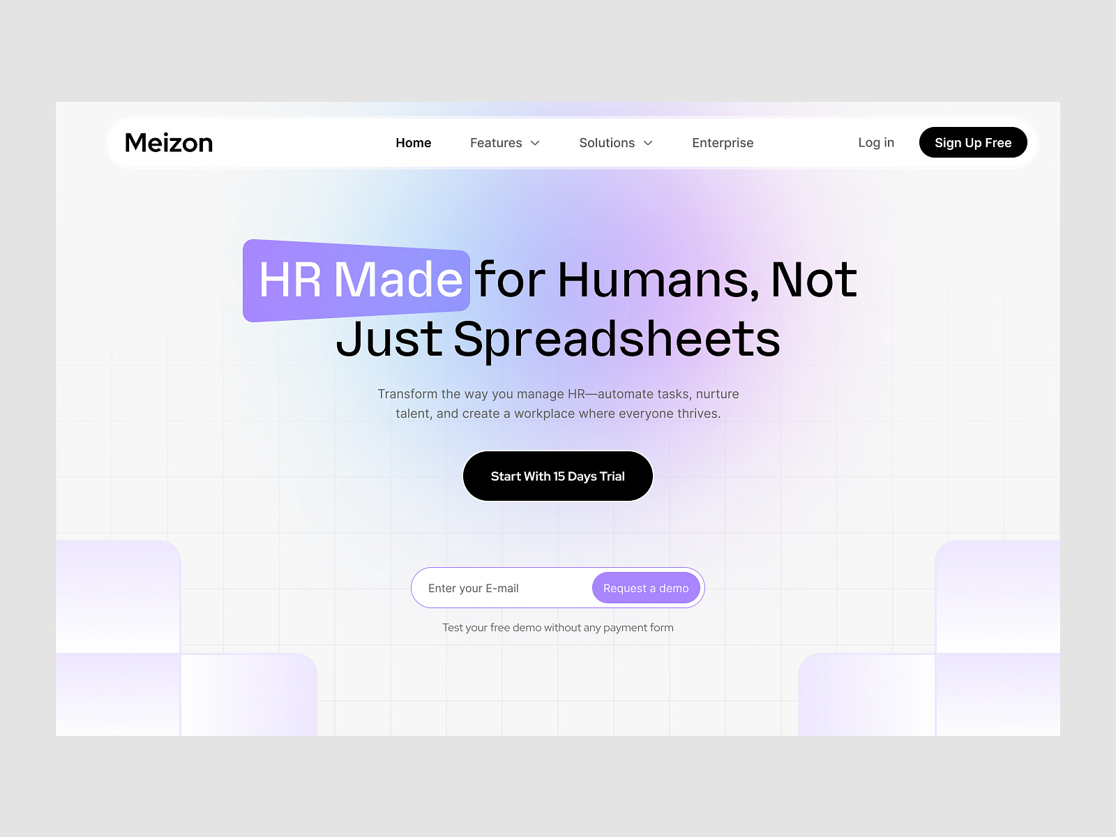 HR management website UI design by Sazidur Rahman on Dribbble