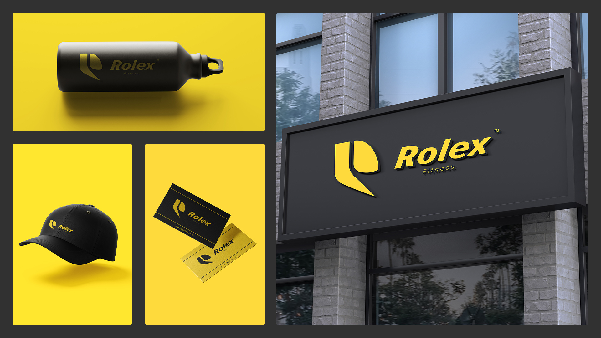 Rolex Fitness | Gym Logo Design by Krupal Kathi on Dribbble