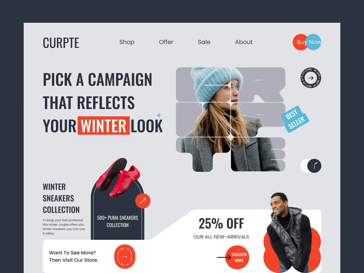 Fashion UI designs, themes, templates and downloadable graphic elements ...