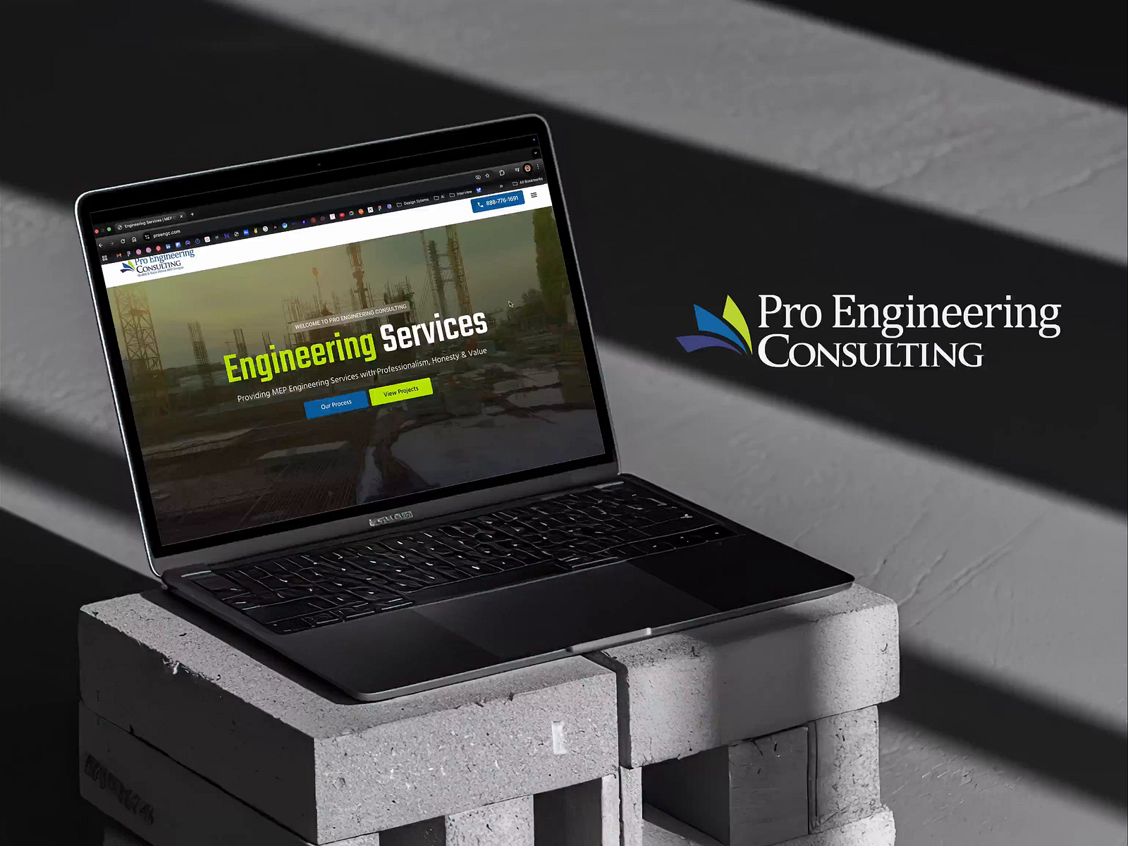 Pro Engineering Consulting Landing Page by Riya Barua on Dribbble