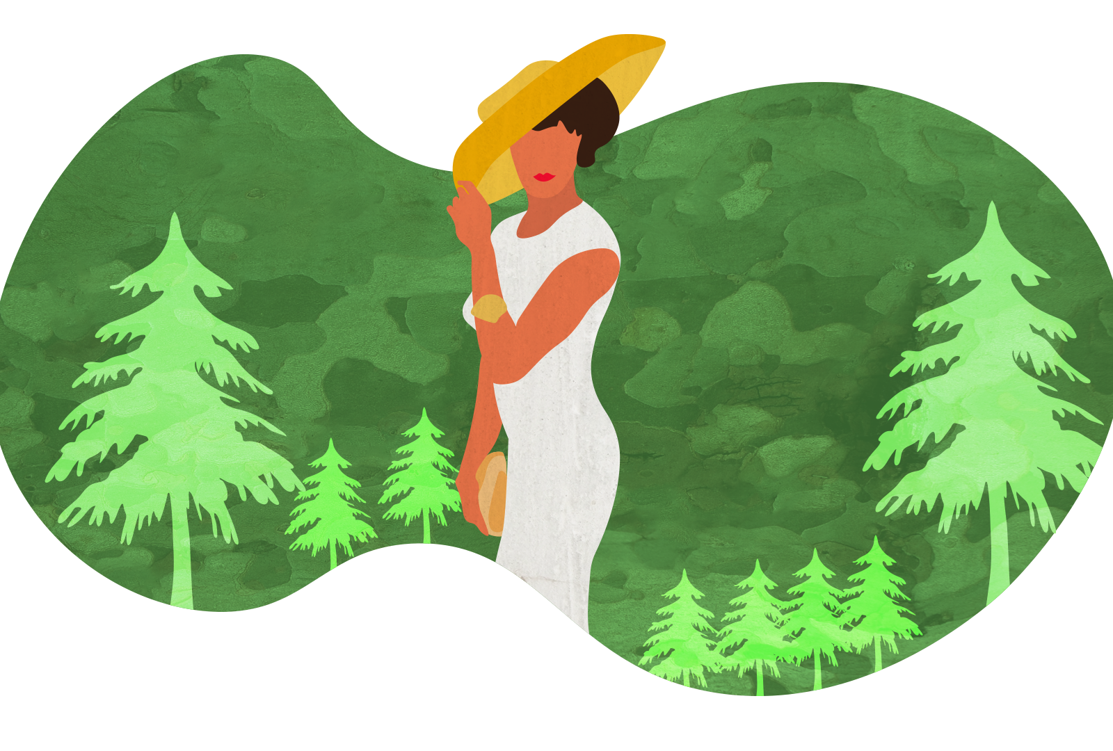 Women in Landscape by Liton Deb Joy on Dribbble