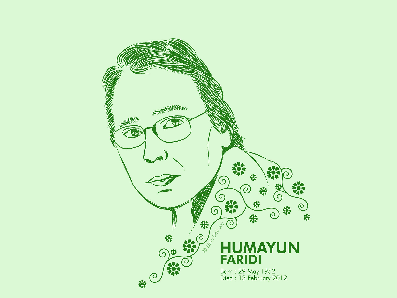 Humayun Faridi Illustration by Liton Deb Joy on Dribbble
